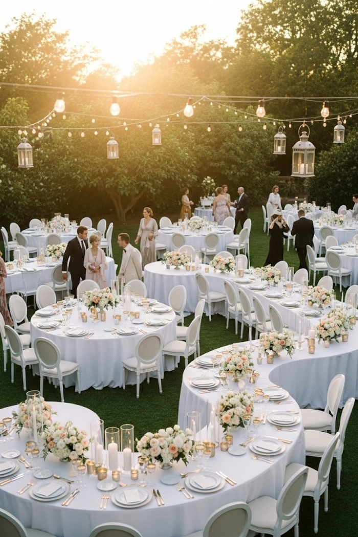 20+ Stunning Wedding Reception Tables Layout Ideas